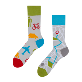 Good Mood Socks - Maps